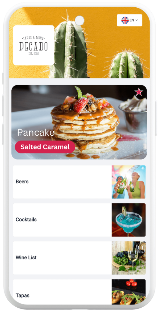 Digital menu is easy, Touchless restaurants and bars menu with QR code
